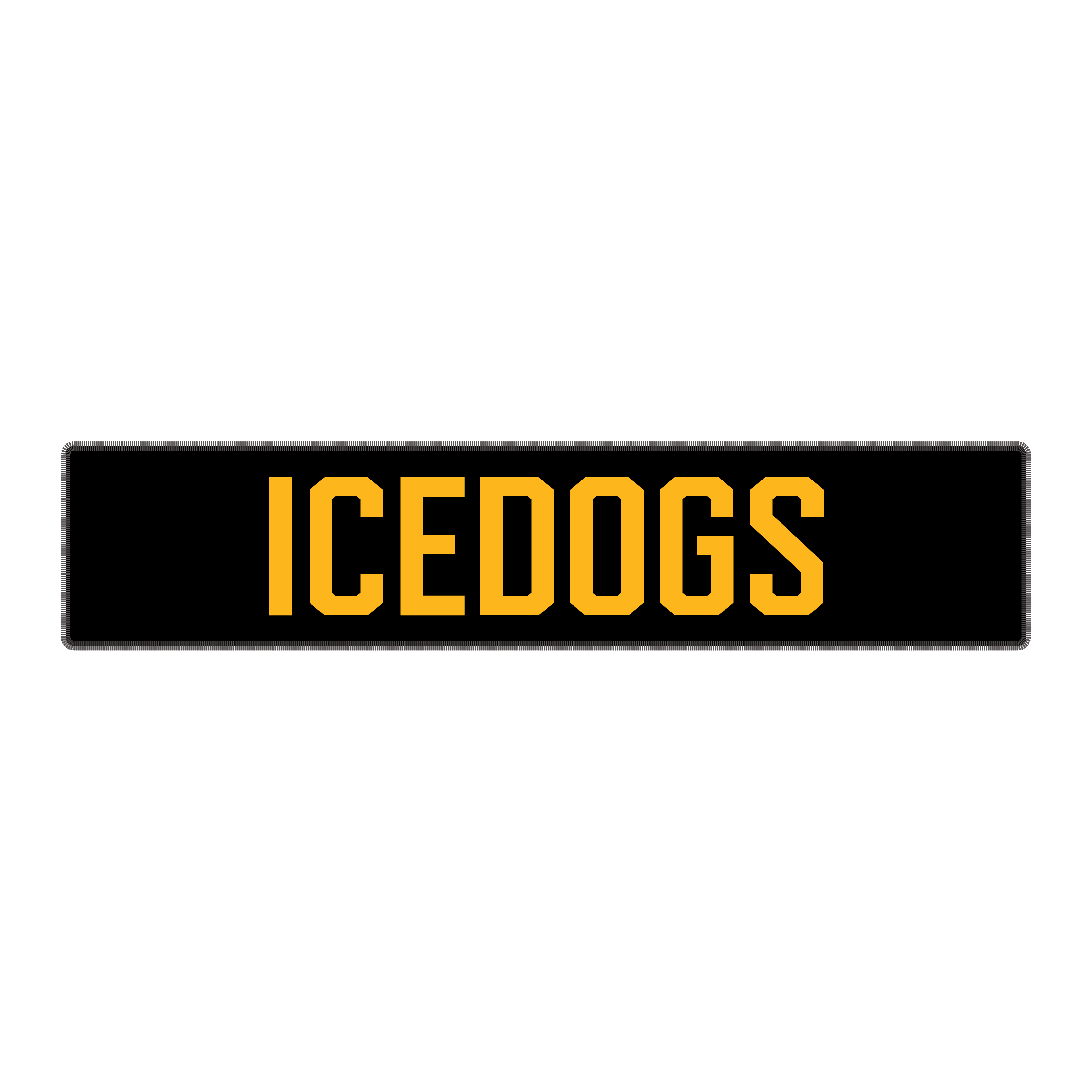 Embrun Casselman Icedogs Name Bars